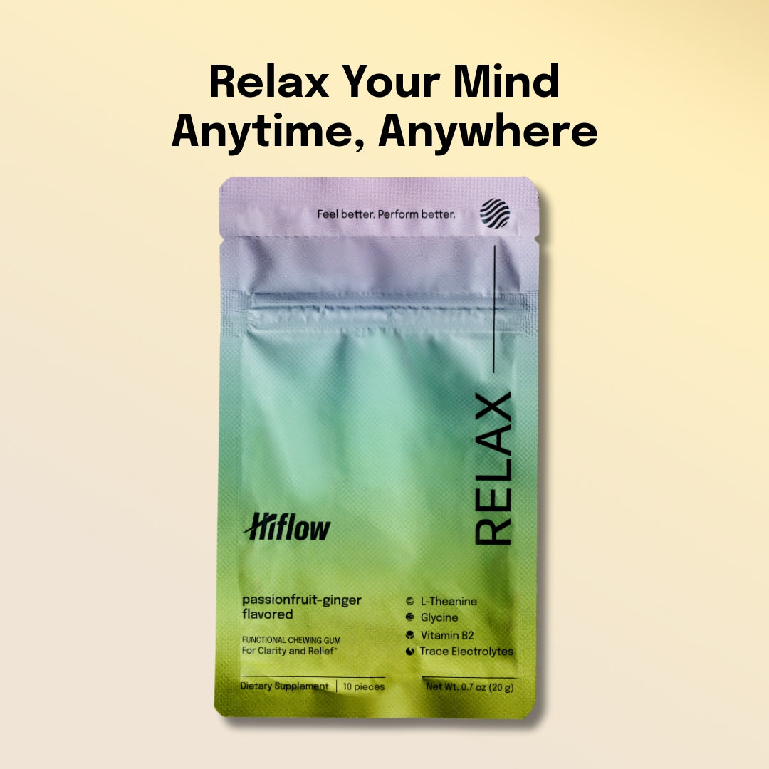 RELAX GUM | Functional Chewing Gum For Calm Clarity – Hiflow